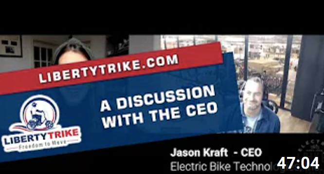 Liberty Trike Discussion with the CEO! - LibertyTrike.com