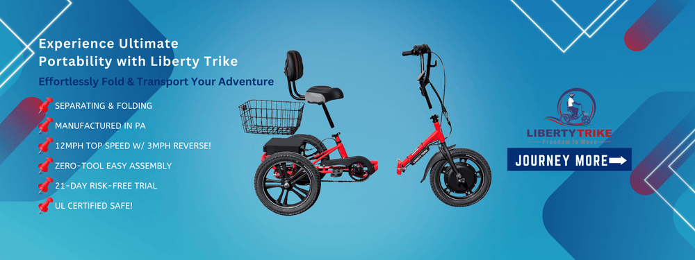 Liberty Electric Folding Tricycle | LibertyTrike.com